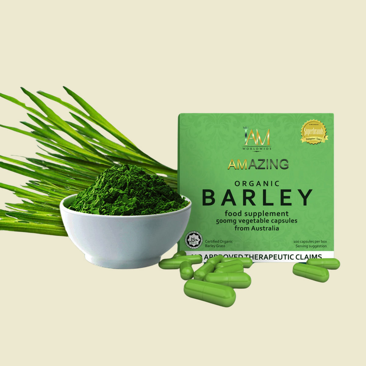 Amazing Pure Organic Barley Capsules – IAMWORLDWIDE PRODUCTS ONLINE